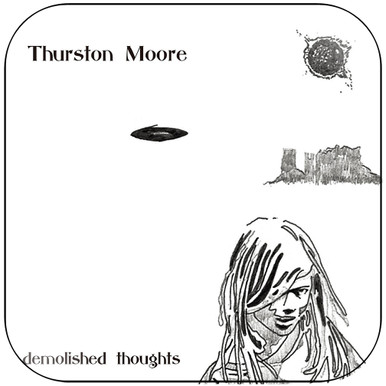 Thurston Moore Demolished Thoughts Album Cover Sticker