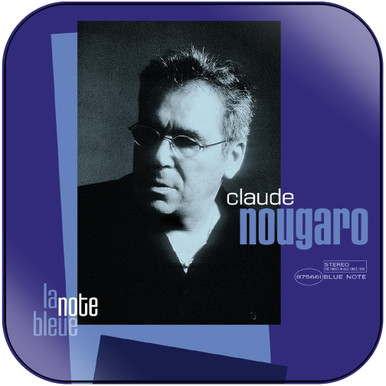 Claude Nougaro La Note Bleue Album Cover Sticker