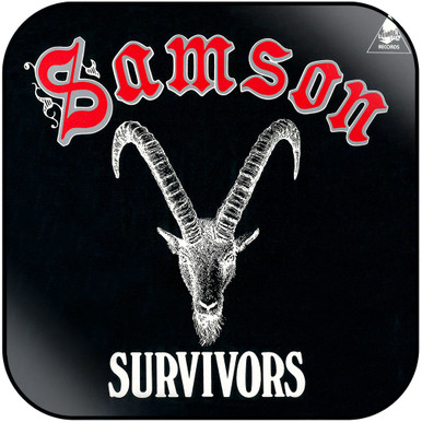 Samson Survivors Album Cover Sticker
