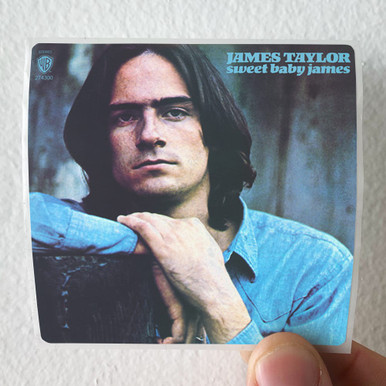 James Taylor Sweet Baby James Album Cover Sticker