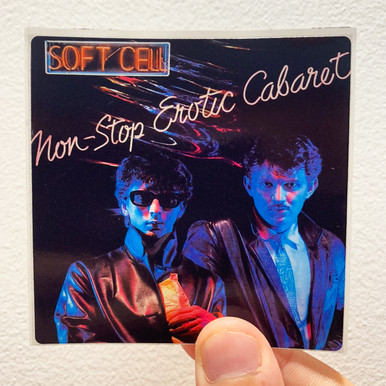 Soft Cell Non Stop Erotic Cabaret Album Cover Sticker