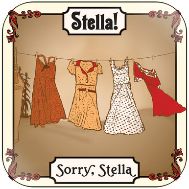 Stella Sorry Stella Album Cover Sticker