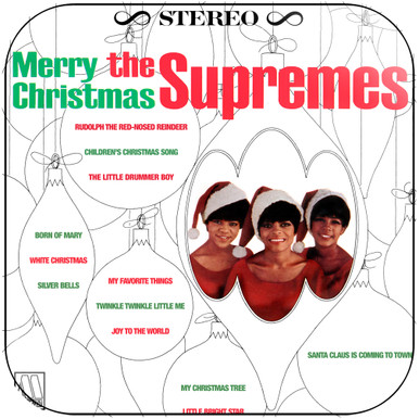 The Supremes Merry Christmas Album Cover Sticker