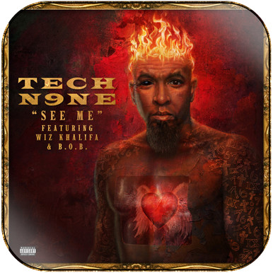 Tech N9ne See Me Album Cover Sticker