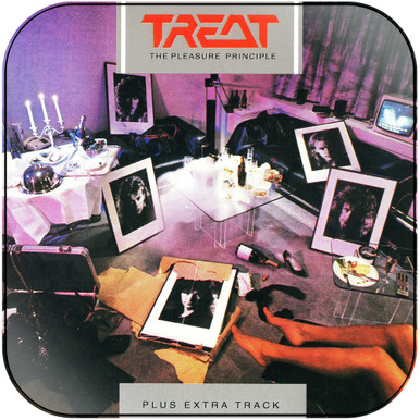 Treat The Pleasure Principle Album Cover Sticker