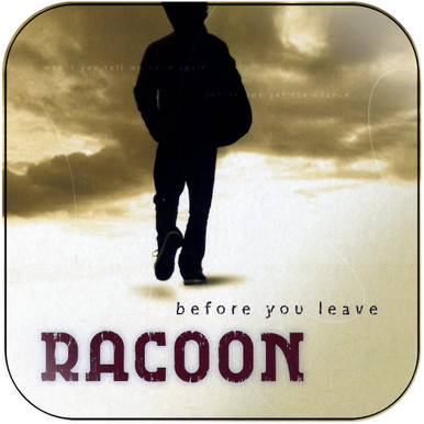 Racoon before you leave Album Cover Sticker Album Cover Sticker