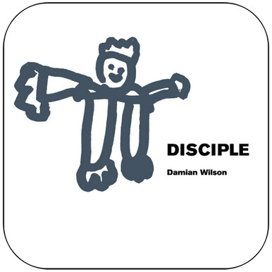 Damian Wilson Disciple Album Cover Sticker