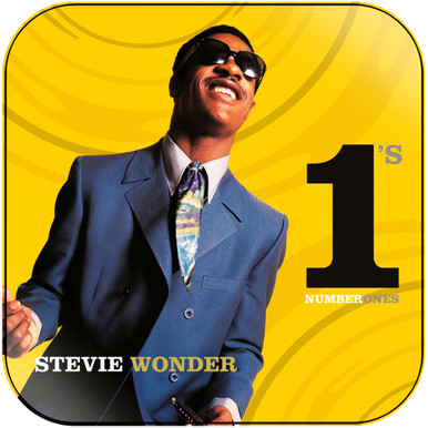 Stevie Wonder Number Ones Album Cover Sticker