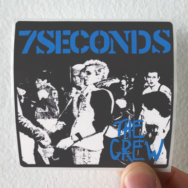 7 Seconds The Crew Album Cover Sticker