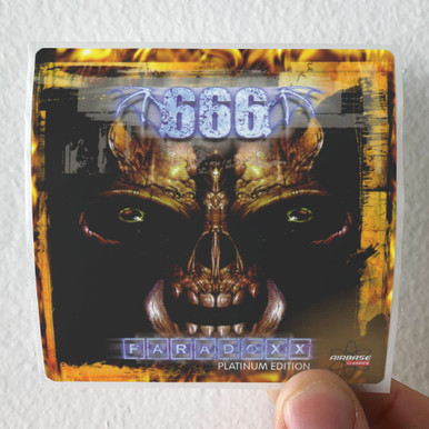 666 Paradoxx Album Cover Sticker