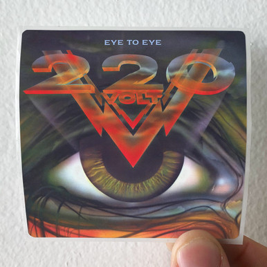220 Volt Eye To Eye Album Cover Sticker