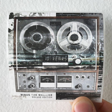 10 Years Minus The Machine Album Cover Sticker