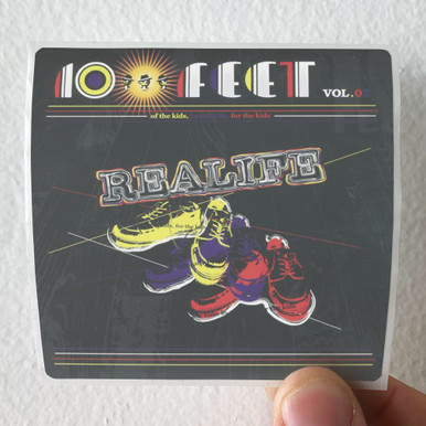 10-FEET Realife Album Cover Sticker