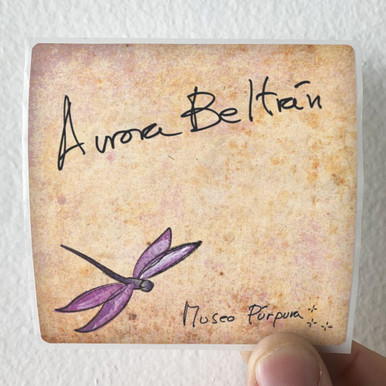 Aurora Beltran Museo Prpura Album Cover Sticker