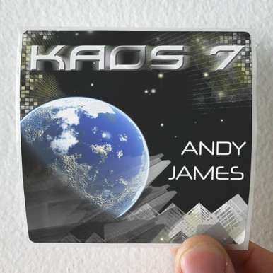 Andy James Kaos 7 Album Cover Sticker