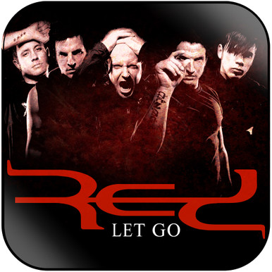 Red let go Album Cover Sticker Album Cover Sticker