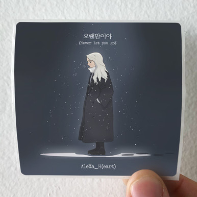 AleXa Never Let You Go Album Cover Sticker