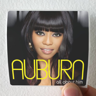 Auburn All About Him Album Cover Sticker