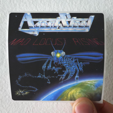Agent Steel Mad Locust Rising Album Cover Sticker