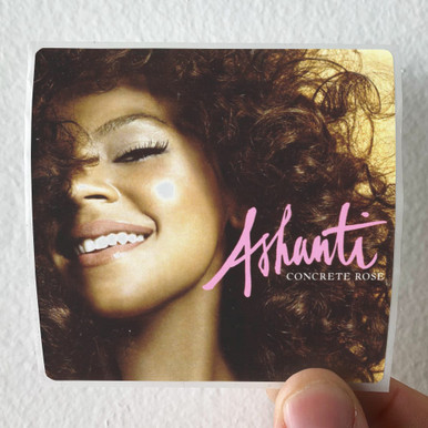 Ashanti Concrete Rose Album Cover Sticker