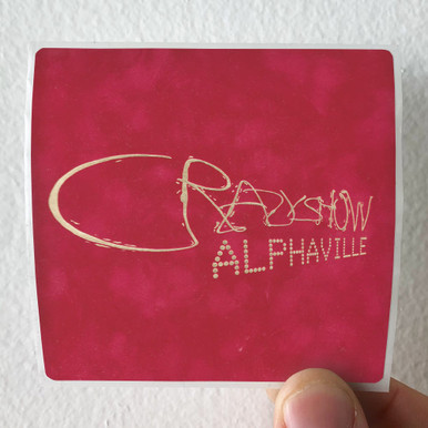 Alphaville Crazyshow Album Cover Sticker