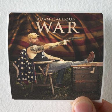 Adam Calhoun War Album Cover Sticker