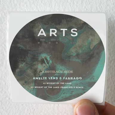 Amelie Lens Weight Of The Land Album Cover Sticker