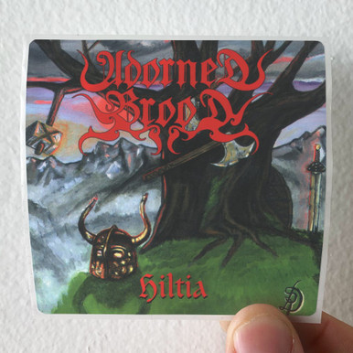 Adorned Brood Hiltia Album Cover Sticker