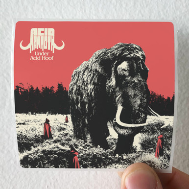 Acid Mammoth Under Acid Hoof Album Cover Sticker