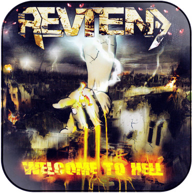 Revtend welcome to hell Album Cover Sticker Album Cover Sticker