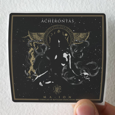 Acherontas Ma Ion Formulas Of Reptilian Unification Album Cover Sticker