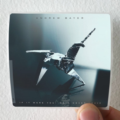 Andrew Bayer If It Were You Wed Never Leave Album Cover Sticker