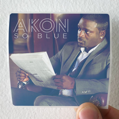 Akon So Blue Album Cover Sticker