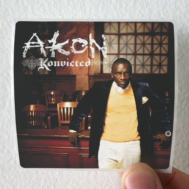 Akon Konvicted 1 Album Cover Sticker