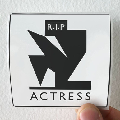 Actress Rip Album Cover Sticker