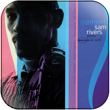 Sam Rivers contours Album Cover Sticker Album Cover Sticker
