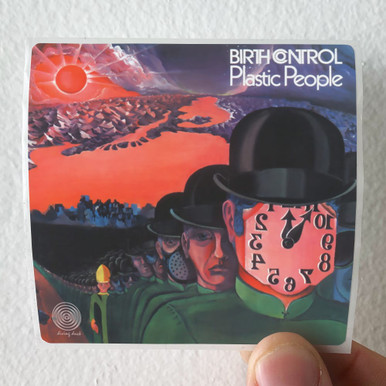 Birth Control Plastic People Album Cover Sticker