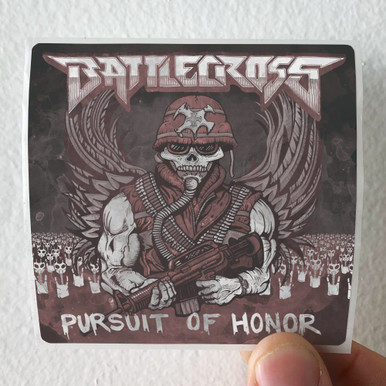 Battlecross Pursuit Of Honor Album Cover Sticker