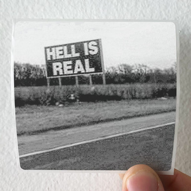 Black Dresses Hell Is Real Album Cover Sticker
