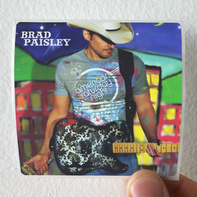 Brad Paisley American Saturday Night Album Cover Sticker