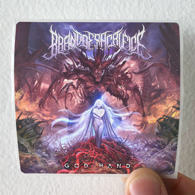 Brand of Sacrifice Godhand Album Cover Sticker