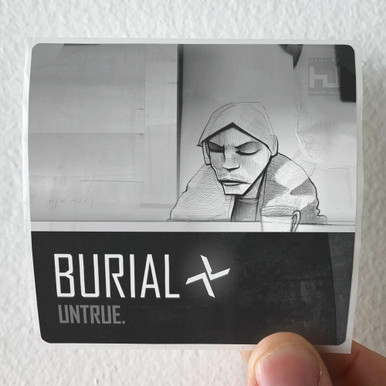 Burial Untrue Album Cover Sticker