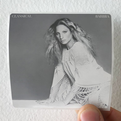 Barbra Streisand Classical Barbra Album Cover Sticker