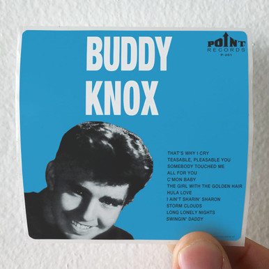 Buddy Knox Buddy Knox Album Cover Sticker