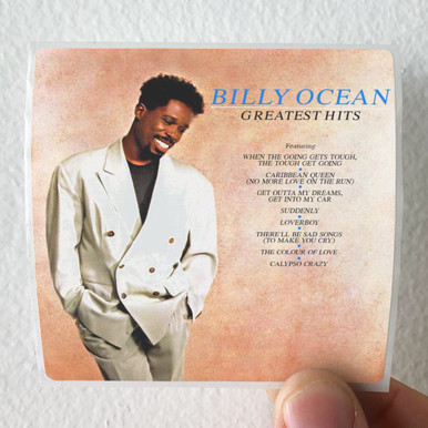 Billy Ocean Billy Ocean Greatest Hits Album Cover Sticker