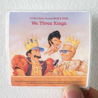 Bob and Tom We Three Kings Album Cover Sticker