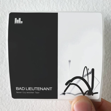 Bad Lieutenant Never Cry Another Tear Album Cover Sticker