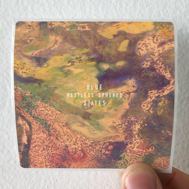 Blue States Restless Spheres Album Cover Sticker