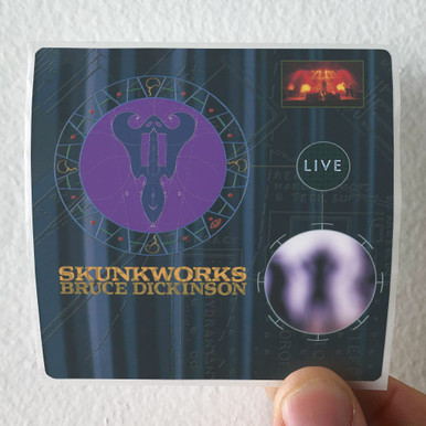 Bruce Dickinson Skunkworks Live Album Cover Sticker
