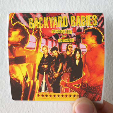 Backyard Babies Babylon Bw Stars Album Cover Sticker